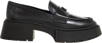 Coach Loafer - Leah Platform Leather - Gr. 40 (EU) - in Schwarz - f&uuml;r Damen