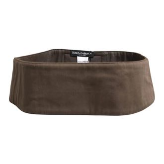 Dolce & Gabbana Homme, Accessoires, Brun, Taille: M Large Ceinture de smoking
