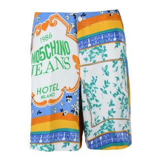 Moschino Damen, Shorts, Mehrfarbig, MGr&ouml;&szlig;e