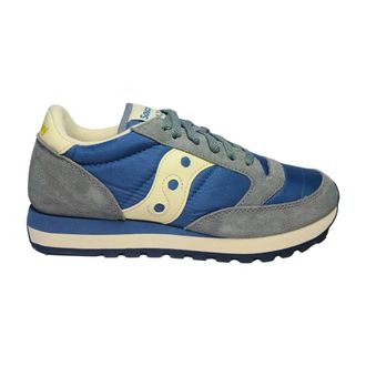 Saucony Homme, Chaussures, Bleu, Taille: 46 EU Tessuto Baskets