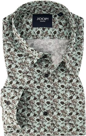 Joop Herren Hemd grün geblümt