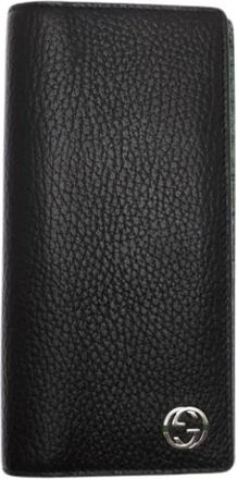 Gucci Portefeuille Long Pre-owned (bi-pli) - Homme - Pre-owned - Noir - Taille: ONE Size