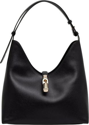 Furla Goccia M Hobo Bag - Femme - Sacs - Noir - Taille: ONE Size