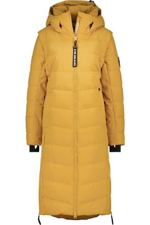 Alife And Kickin ALIFE AND KICKIN NellyAK A Puffer Coat - Winterjacke Damen mit Kapuze, langer Wintermantel in Daunenoptik, warme Steppjacke mit abnehmbarer &Auml;rmel Dame