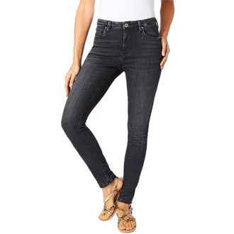 Pepe Jeans London Damen Jeans Regent, (Black Wiser Wash Denim 000), 25W / 32L