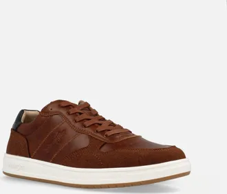 Wrangler Sneaker WRANGLER RUSTY MEN LOW, Herren, Gr. 40, tortoise shell, Synthetik, Schuhe Sneaker