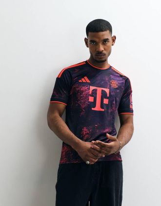 adidas adidas Football Bayern Munich 26/27 third jersey en imprim&eacute; violet-Multi