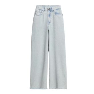 Vanessa Bruno Femme, Jeans, Bleu, Taille: 36 FR Jean Eden Taille Haute, Coupe Wide Leg