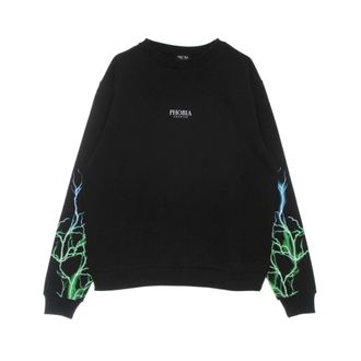 Phobia Archive Lightning Crewneck Sweatshirt - - Sweatshirts & Hoodies - Herren - Schwarzk - L