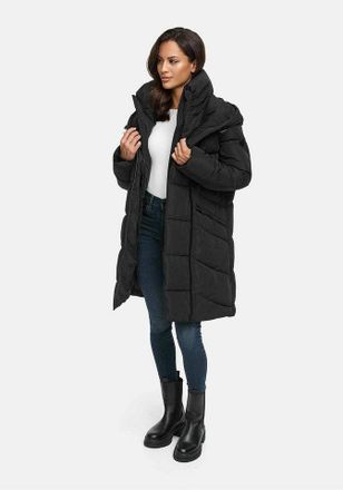 Marikoo Winterjacke Virenaa mit extra hohem Kragen und warmem Fleecefutter