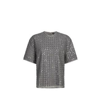 Rotate Top col rond &agrave; sequins