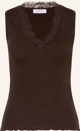 Darling Harbour Darling Harbour Stricktop Mit Spitze braun