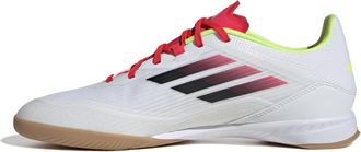 adidas Unisex F50 League Football Boots Indoor Fußballschuhe, Cloud White/Core Black/Solar Yellow, 48 2/3 EU