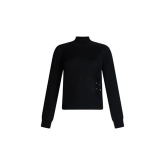 Liu Jo Maglia Collo Alto - - Knitwear - Damen - Schwarzk - XS