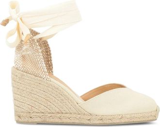 Castaner Femme, Chaussures, Blanc, Taille: 38 EU Chiara Wedge Espadrille