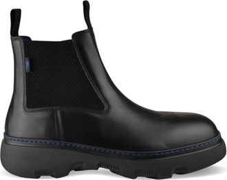 Burberry Homme, Chaussures, Noir, Taille: 44 EU Chelsea Bottes