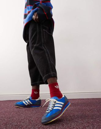 adidas Originals SL 72 OG - Sneaker in Blau und Wei&szlig;