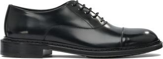 Rolando Sturlini Polished Leather Lace-Up Shoes - Gr. 41,5 (EU) - in Schwarz