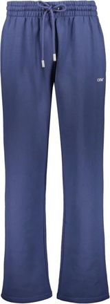 Off-white Homme, Pantalons, Bleu, Taille: XS Pantalon en coton