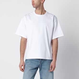 Saint Laurent Wei&szlig;es Oversize-T-Shirt Aus Baumwolle Mit Cassandre-Logo