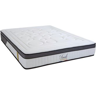 Bellecour Bellecour - literie Ensemble tivoli 140x190 cm Matelas M&eacute;moire de forme + Prot&egrave;ge matelas anti punaise
