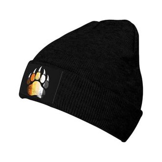 Generic Unisexe Beanie pour Homme, Patte de fiert&eacute; de lours Gay, Classique Chapeau dhiver Tricot&eacute;, Bonnet Hiver Chaud Tricot pour Cyclisme, Adultes, Ski