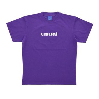 Usual Lila Herren Tee mit Einzigartigem Druck - - Tops - Herren - Lila - XL