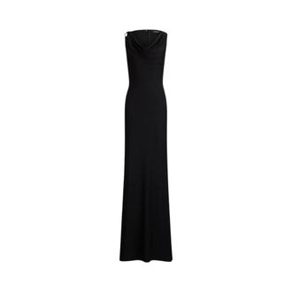 Ralph Lauren Elkanah &Auml;rmelloses Abendkleid - - Dresses - Damen - Schwarzk - 3XS