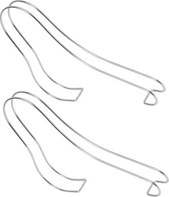 BESPORTBLE 2 St&uuml;ck Edelstahl Schuh Display St&auml;nder Sandalen Schuhregal mit Gebogenem Rahmen zur Schuhform erhaltung Stilvoller Schuh Organizer f&uuml;r Damen High Hee