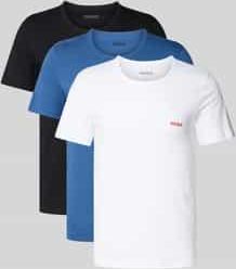HUGO BOSS T-Shirt mit Label-Print im 3er-Pack