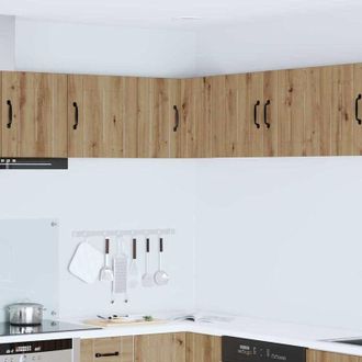 vidaXL vidaXL Armoire de cuisine Lucca Ch&ecirc;ne artisanal 57 x 57 x 40 cm