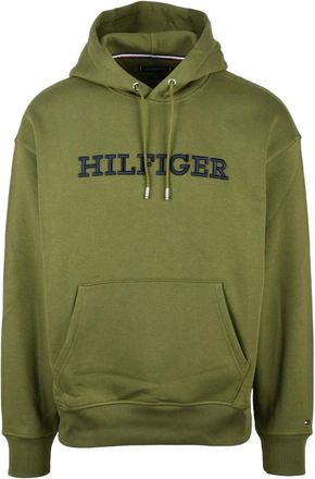 Tommy Hilfiger Homme, Sweatshirts et sweats &agrave; capuche, Vert, Taille: 2XL Sweat &agrave; capuche Coupe Standard