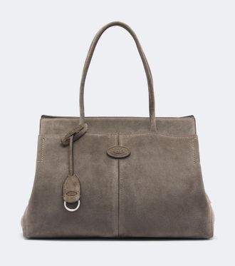 Tod's Shopper aus Veloursleder