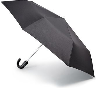 Fulton Umbrellas Open & Close 11 Regenschirm, Schwarz, 30 cm, Einzelbett