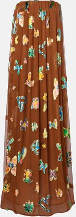 Alemais Al&eacute;mais Robe aus einem Seidengemisch