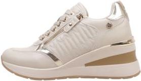 Xti Sneakers Femme Beige - Chaussures Confortables et polyvalentes - Mode d&eacute;contract&eacute;e - Mod&egrave;le 14307102 (Taille39)