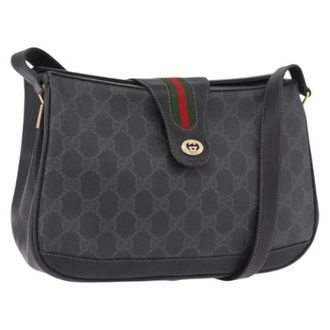 Gucci Sac bandouli&egrave;re vintage doccasion - Femme - Pre-owned - Noir - Taille: ONE Size