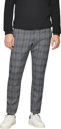 s.Oliver Chino Hose kariert, Straight Leg