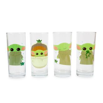 Star Wars The Mandalorian Grogu mit Frosch, Trinkgl&auml;ser, 284 ml, 4 St&uuml;ck