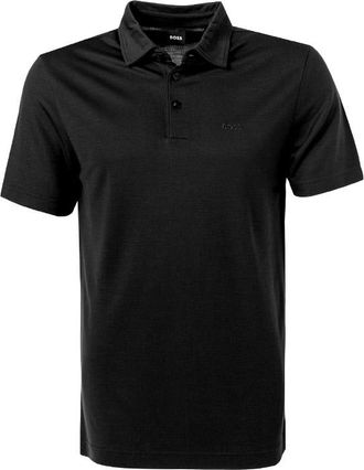 HUGO BOSS Herren Polo-Shirt schwarz