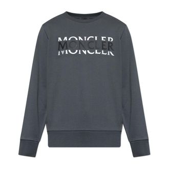 Moncler Sweatshirt mit aufgedrucktem Logo - - Sweatshirts & Hoodies - Herren - Grau - M