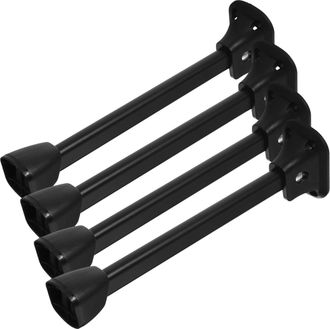 PartyKindom 4 Stück Teiliges Klappbare Tischbeine aus Robustem Eisen Stabile Möbelbeine für Couchtisch Faltbare Untergestell Beine mit Hoher Tragkraft Langlebige 