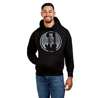 DC Comics Batman 3D Sweat-Shirt &Agrave; Capuche, Noir (Black Blk), Large Homme