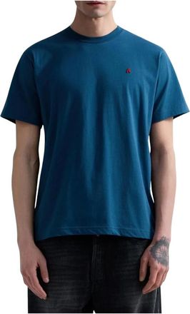Replay Homme, Tops, Bleu, Taille: L T-shirt &agrave; col rond