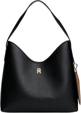 Tommy Hilfiger Sac port&eacute; &eacute;paule aspect cuir grain&eacute;