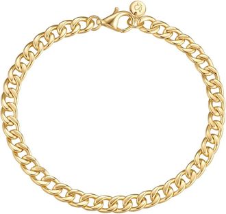 Glanzst&uuml;cke M&uuml;nchen Armband - Sterling Silber Armband - Gr. ONESIZE - in Gold - f&uuml;r Damen