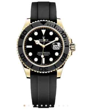 Rolex Black Oyster Perpetual Date Yacht-Master 42mm Watch