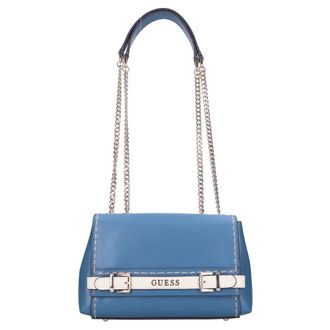 Guess Faux Leather Bag - - Bags - Damen - Blau - ONE SIZE