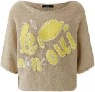 Oui Femme, Pulls, Brun, Taille: 44 FR Pullover