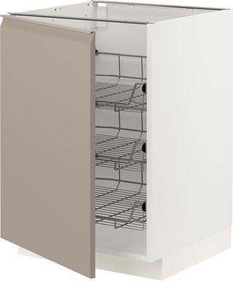 IKEA METOD Unterschrank mit Drahtkörben